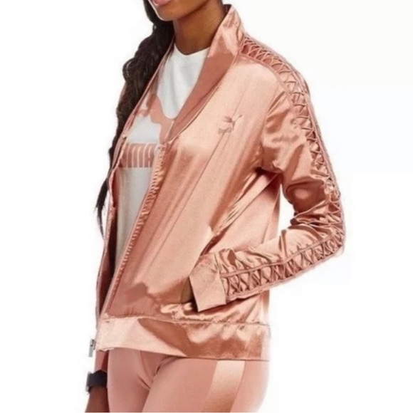 Puma | Jackets & Coats | Rose Gold Puma Bomber Jacket | Poshmark